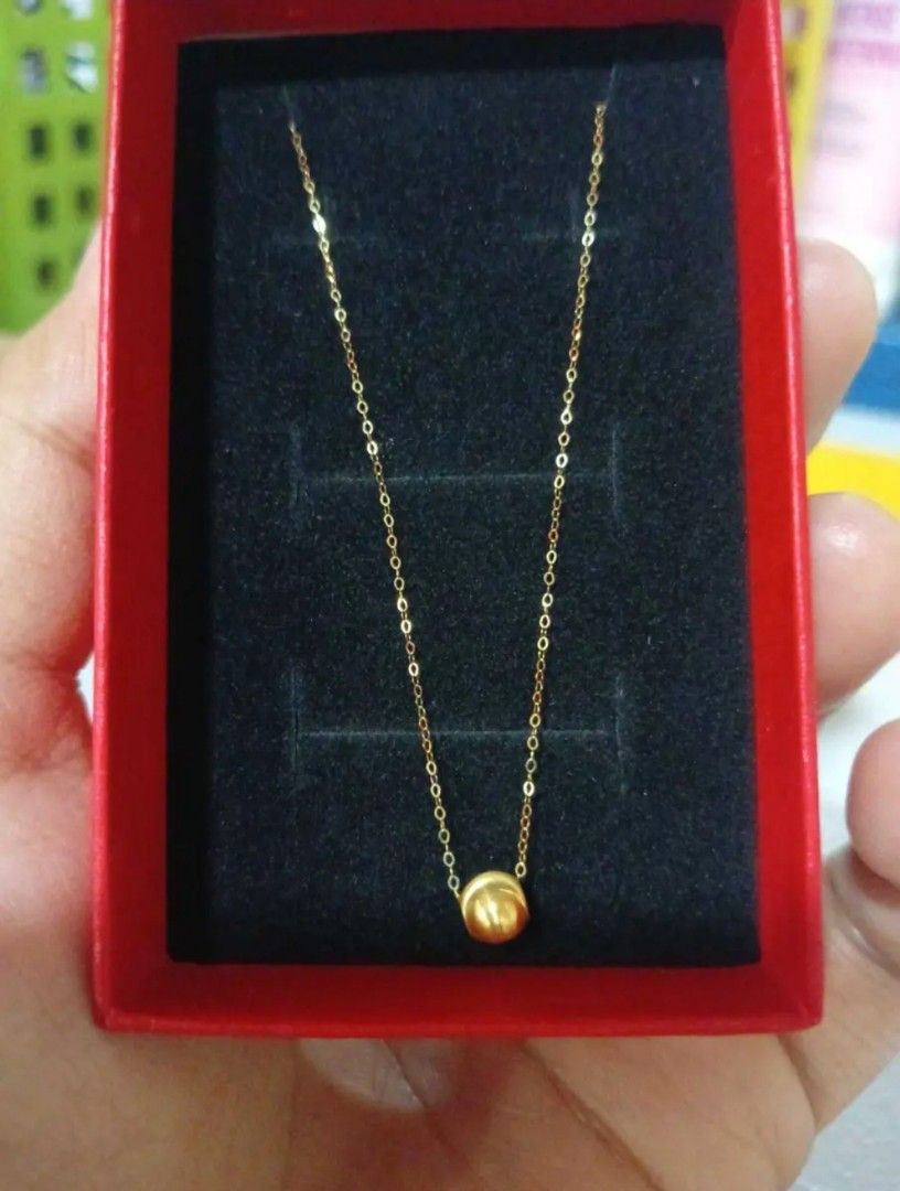 18k tauco chain Gold necklace, Women's Fashion, Jewelry & Organizers ...