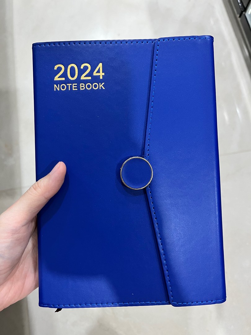 Brand New 2024 Notebook Planner - Royal Blue, Everything Else on Carousell