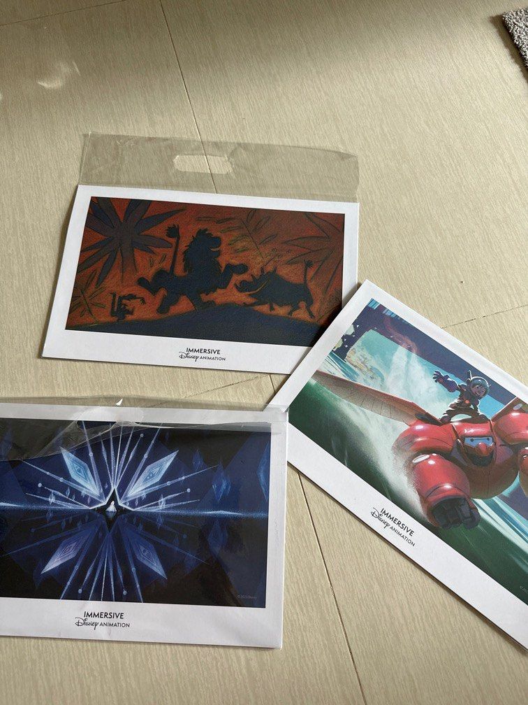 3 Disney Immersive posters, Hobbies & Toys, Stationery & Craft, Art ...