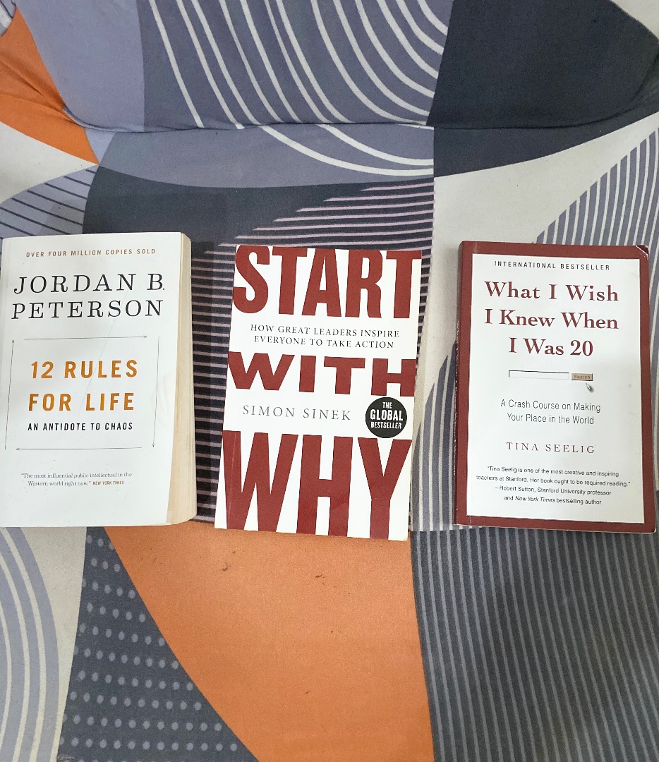 3 in 1 Book Bundle! 12 Rules for Life, Start With Why, What I wish I ...