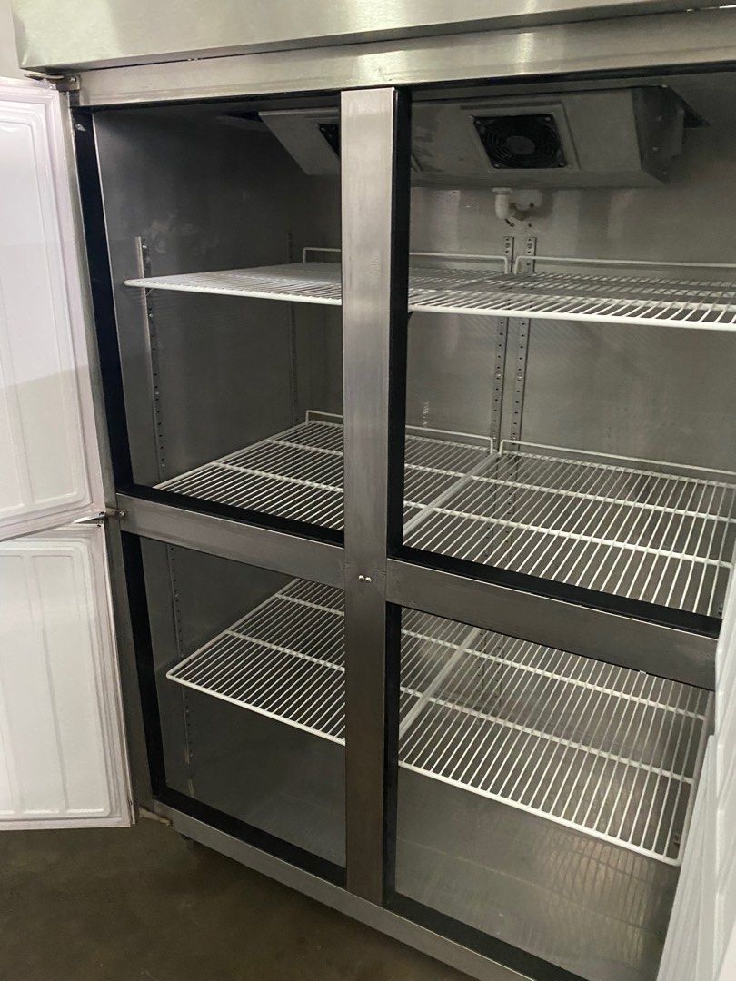 4 Door Upright freezer. Commercial freezer. Blower cooling. Free ...