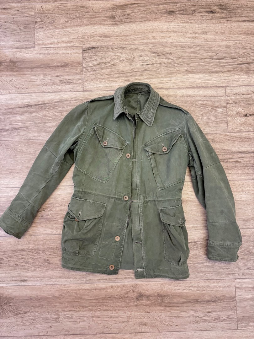 Original 50’s UK WWII vintage military jacket , 男裝, 外套及戶外衣服 - Carousell