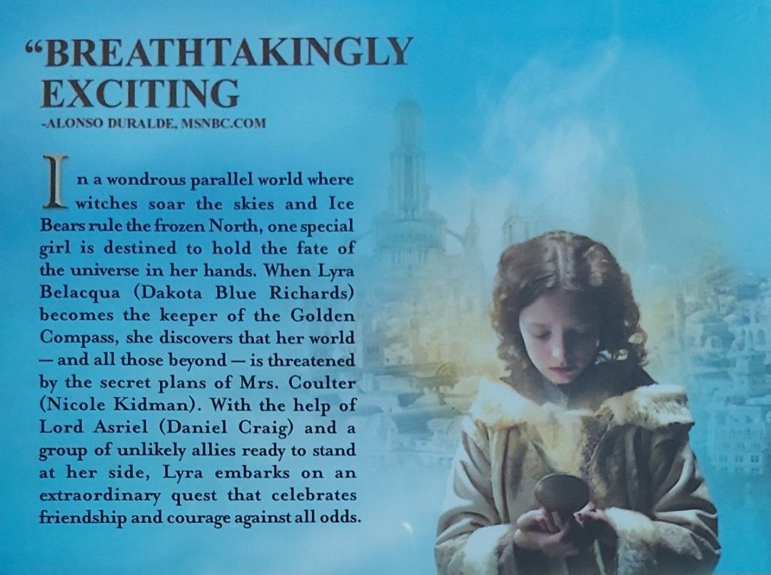 (全新未拆):魔幻羅盤 The Golden Compass ⭐ Nicole Kidman/Daniel Craig/Sam Elliott/Eva Green/Ian McKellen ...