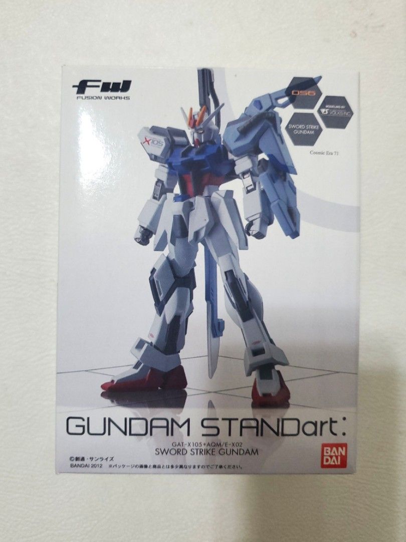 高達 FW GUNDAM STANDart GAT-X105+AQM/E-X02 SWORD STRIKE GUNDAM, 興趣及遊戲, 玩具 & 遊戲類 - Carousell