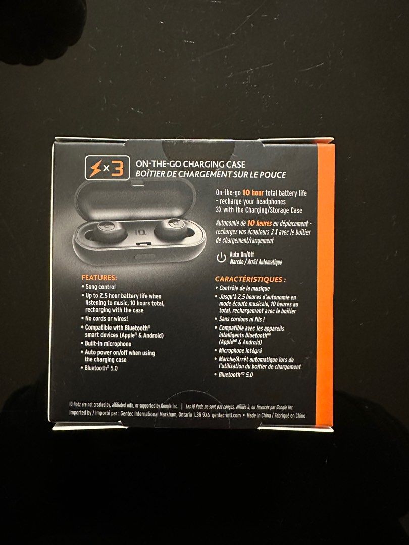 藍牙耳機 iQ Podz True Wireless Headphones – Bluetooth, 音響器材, 耳機 - Carousell