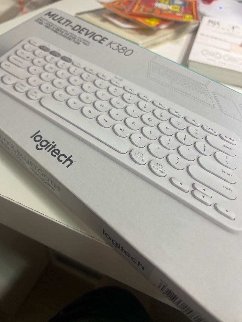 (有外盒) Logitech K380 羅技藍芽無線鍵盤 (支援 iPad 筆電), 電腦及科技產品, 電腦周邊產品, 電腦鍵盤及相關產品在旋轉拍賣