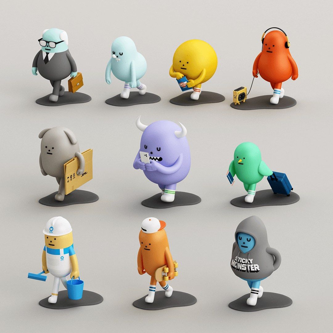 [全新未開盲盒] Sticky monster lab SML 黏黏怪物研究所, 興趣及遊戲, 玩具 & 遊戲類 - Carousell