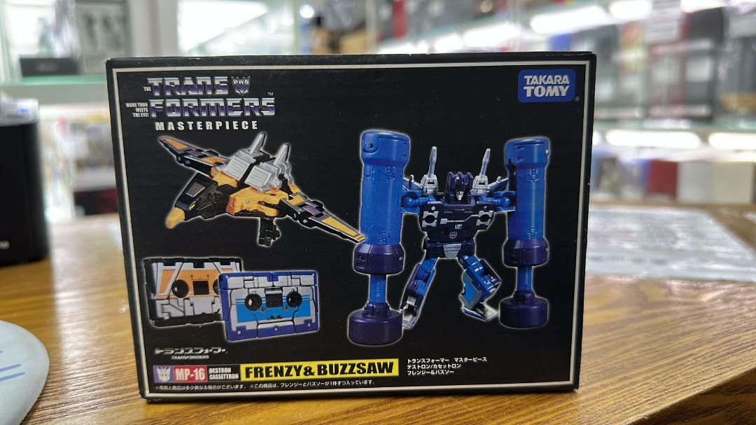 全新 Takara Tomy Transformer MP-16 Masterpiece Frenzy Buzzsaw 變形金剛, 興趣及遊戲 ...