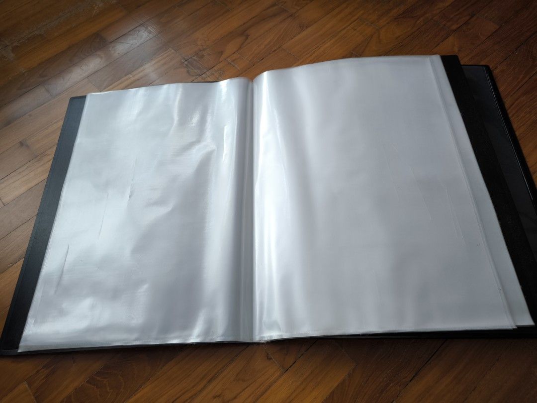 A3 clear holder file 20 pockets, Hobbies & Toys, Stationery & Craft ...