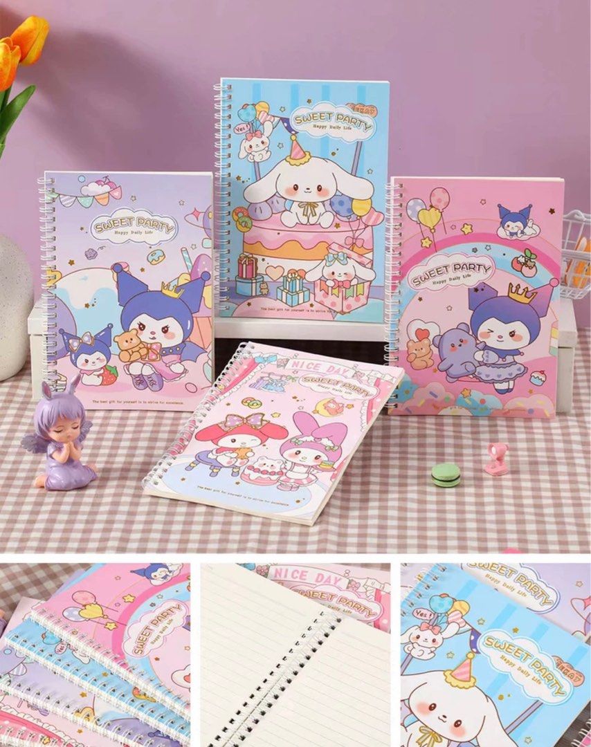 A5 Sanrio Lined Notebooks, Hobbies & Toys, Stationery & Craft, Other ...