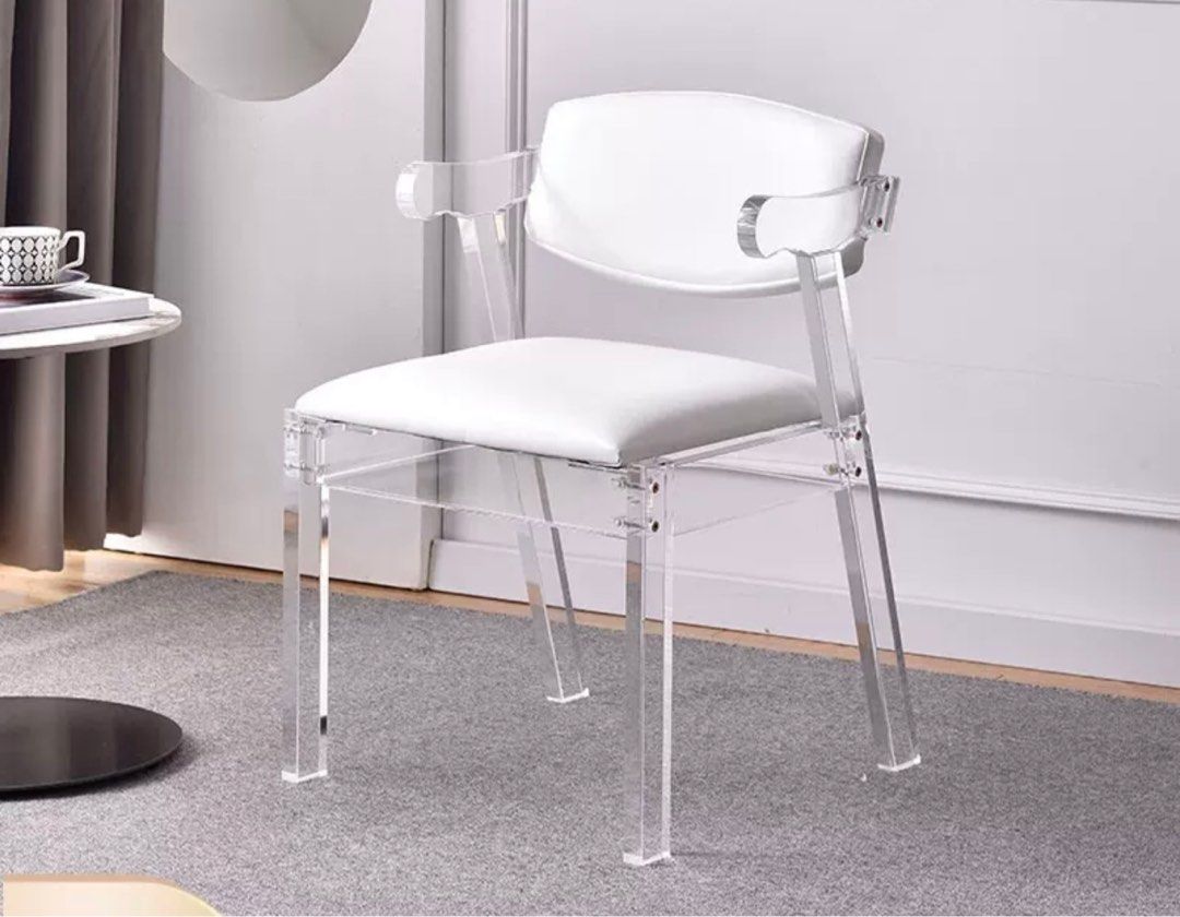 4x Acrylic Chairs, Furniture & Home Living, Furniture, Chairs on Carousell
