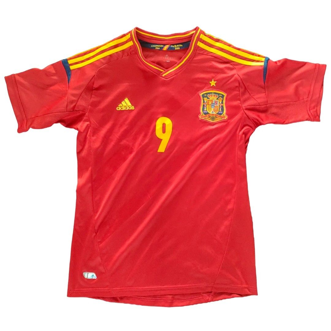 ADIDAS red football jersey shirt, Women's Fashion, Tops, Shirts on ...