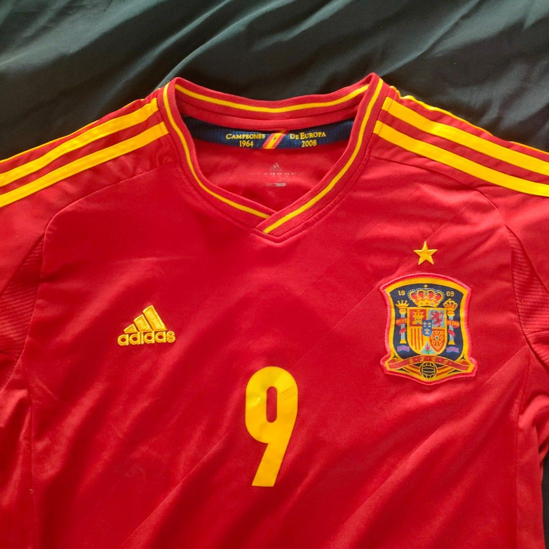 ADIDAS red football jersey shirt, Women's Fashion, Tops, Shirts on ...