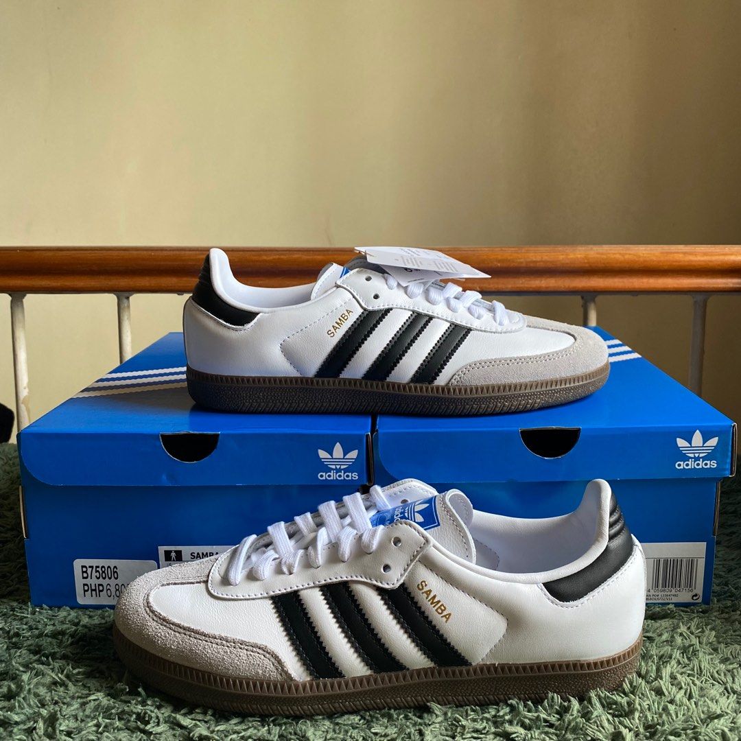 Adidas Samba OG Cloud White, Women's Fashion, Footwear, Sneakers on ...