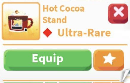 Adopt Me Roblox Hot Cocoa Stand, Hobbies & Toys, Toys & Games on Carousell