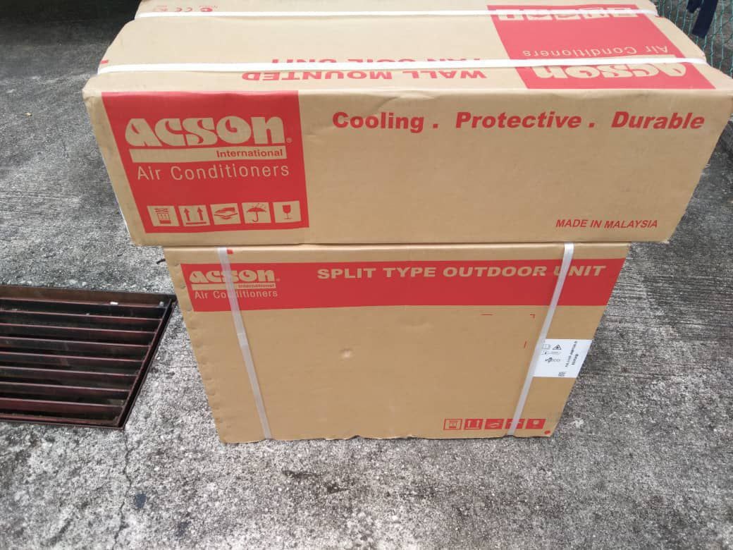 Aircond Murah Siap Pasang Acson 1hp Non Inverter Harga Siap Pasang ...