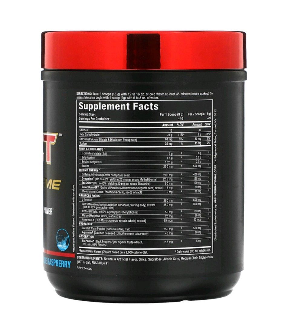 ALLMAX - IMPACT Igniter Xtreme Pre-Workout (Blue Raspberry), Health ...