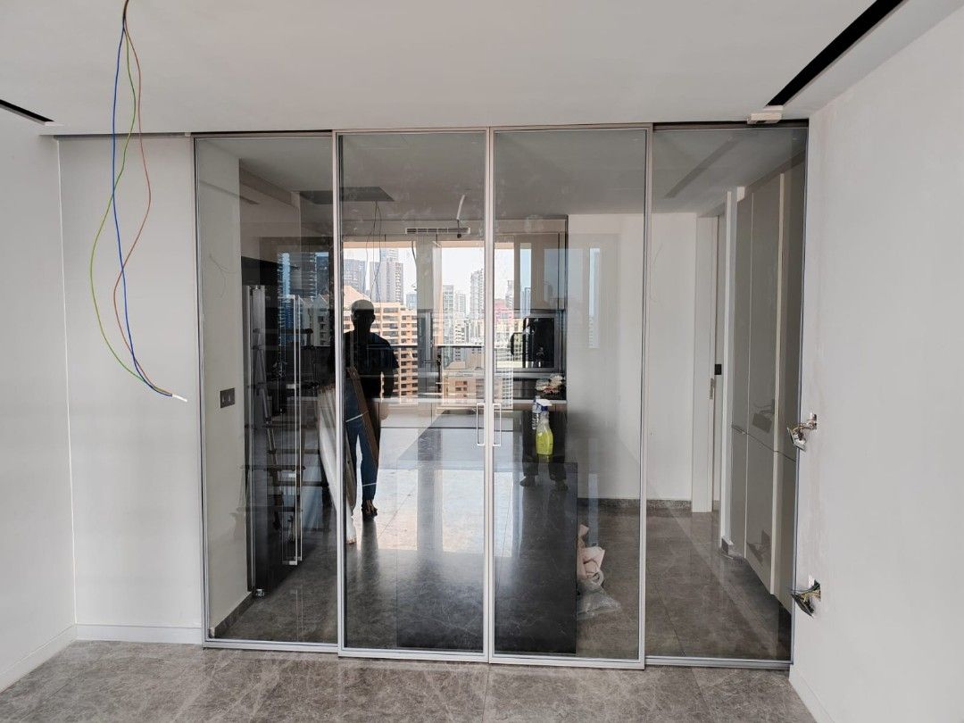 Aluminium Sliding Door / Swing Door / Folding Door / HDB Door - Slim ...