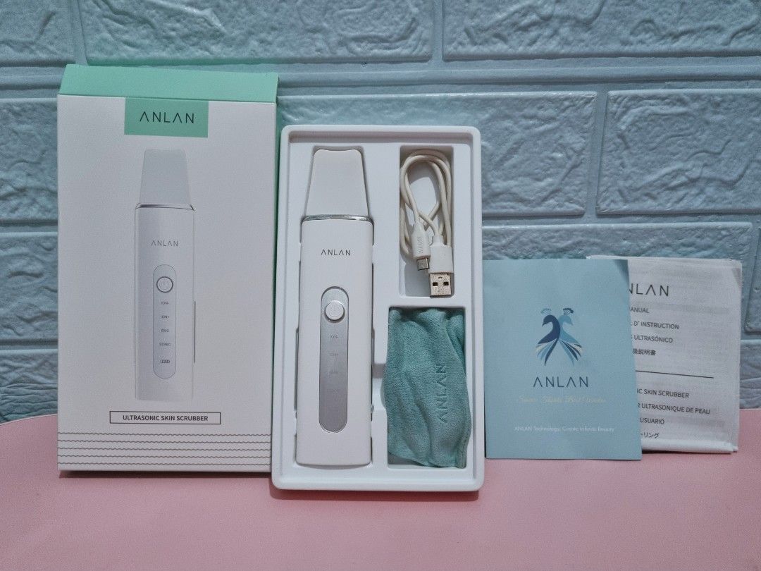 Anlan Ultrasonic Skin Scrubber, Beauty & Personal Care, Face, Face Care on Carousell