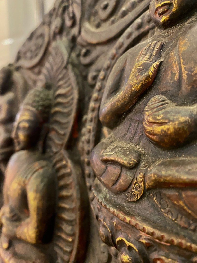 Antique Nepal Temple Copper Panel, Hobbies & Toys, Collectibles ...