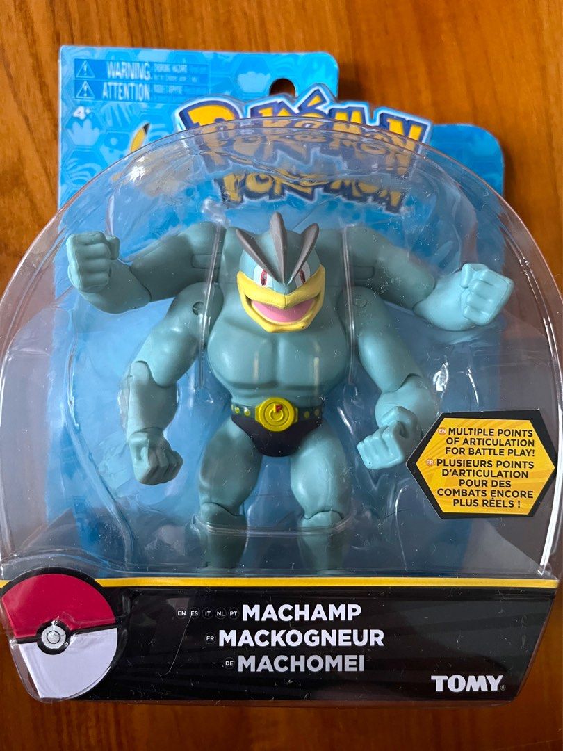 Ash Ketchum Pikachu Machamp Moveable Figurine Pokemon Centre, Hobbies ...