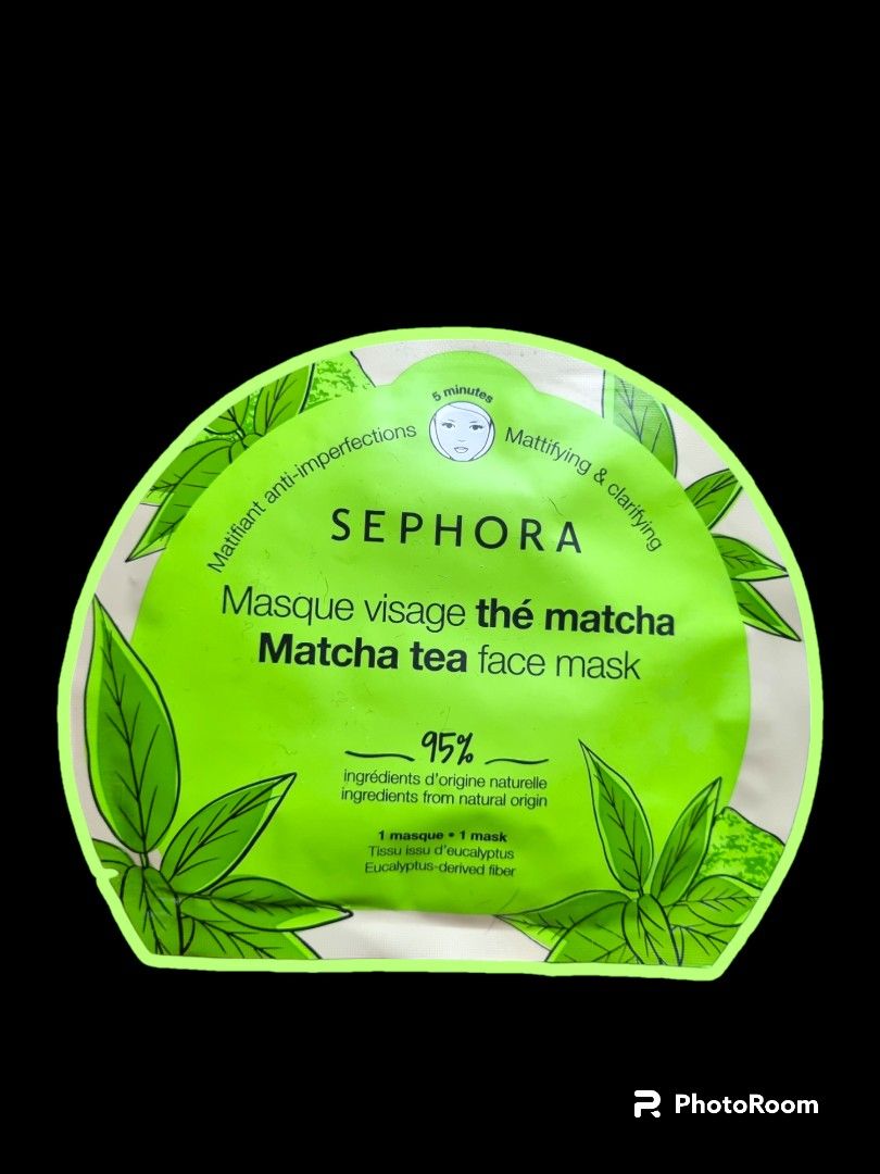 Authentic! Brand New! SEPHORA Matcha Tea Face Mask for Mattifying ...