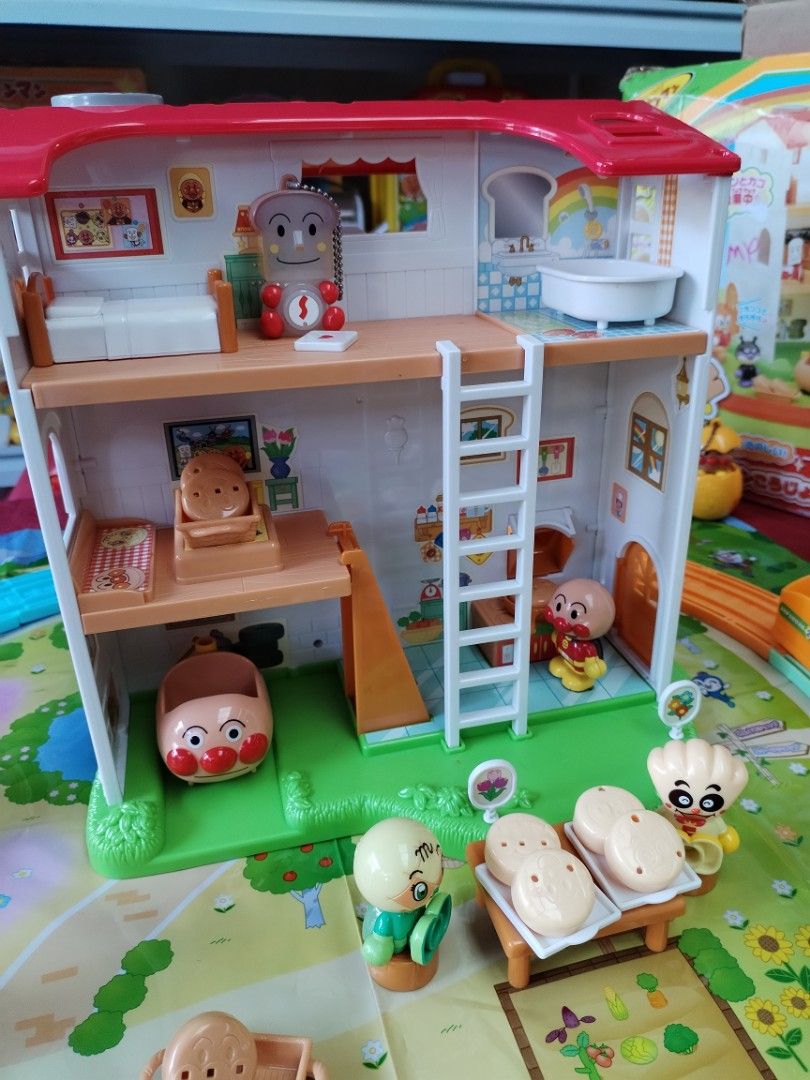 Bandai Anpanman House and Train Set, Hobbies & Toys, Toys & Games on ...