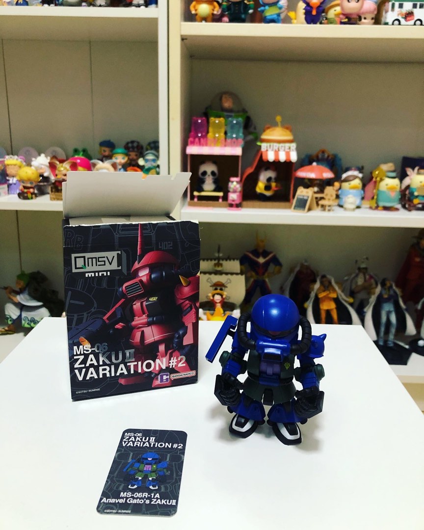 Bandai QMSV Mini Gundam Zaku II Variations Series, Hobbies & Toys, Toys ...