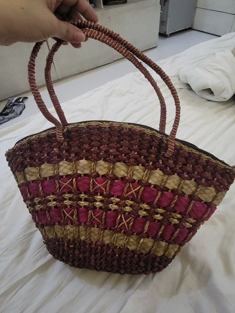 Banig bag native my own preloved bag, Women's Fashion, Bags & Wallets ...