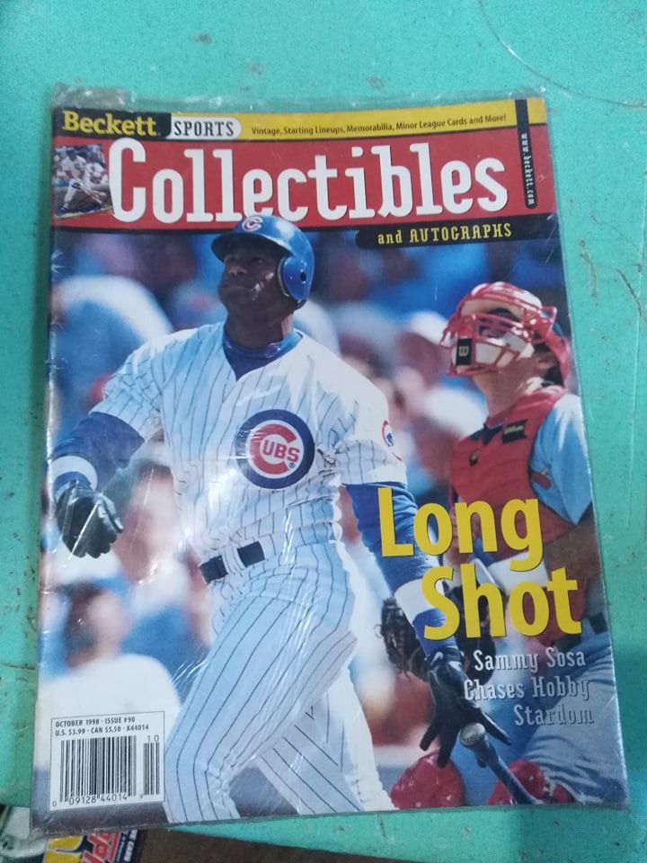 Beckett collectibles magazine Sammy Sosa cover, Hobbies & Toys, Books ...