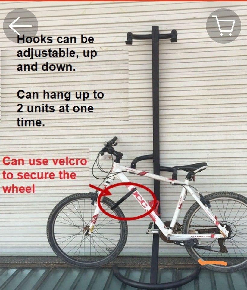 Bicycle rack ( wall lean no drilling), Sports Equipment, Other Sports ...