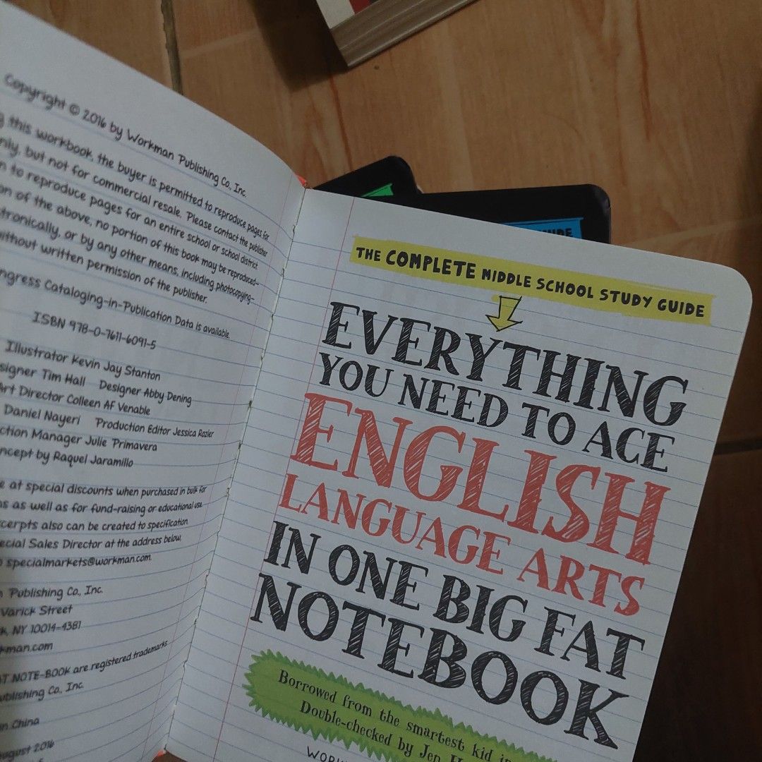 big fat notebook SET (english, math, science), Hobbies & Toys, Books ...
