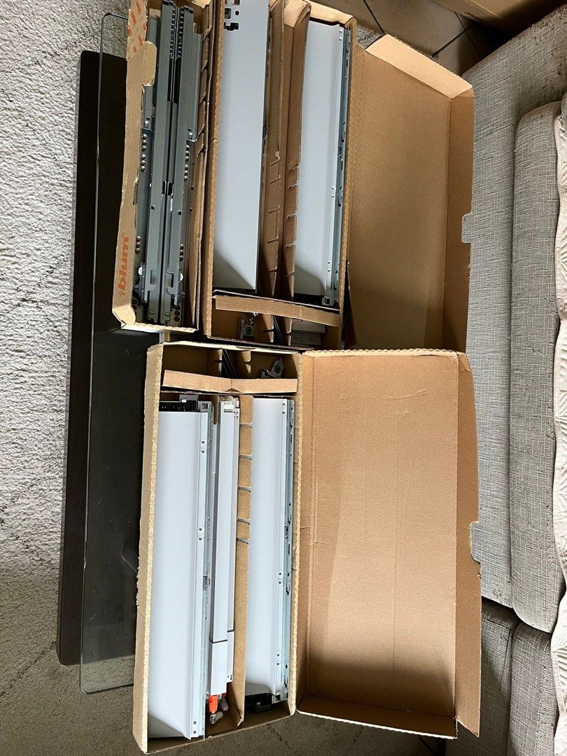 Blum Tandembox Space Twin (Full Set) Rack, Furniture & Home Living ...