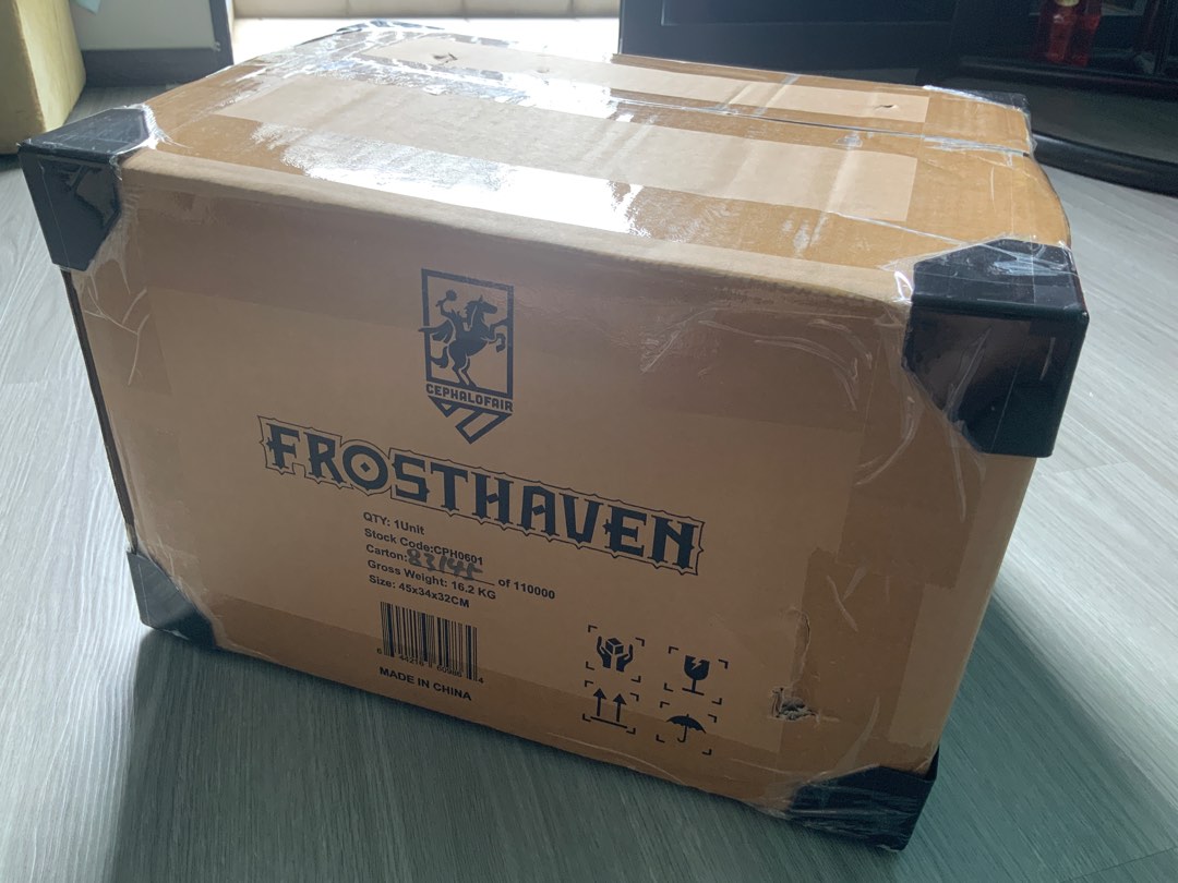 BNIB Kickstarter Frosthaven still in original shipping box, Hobbies ...