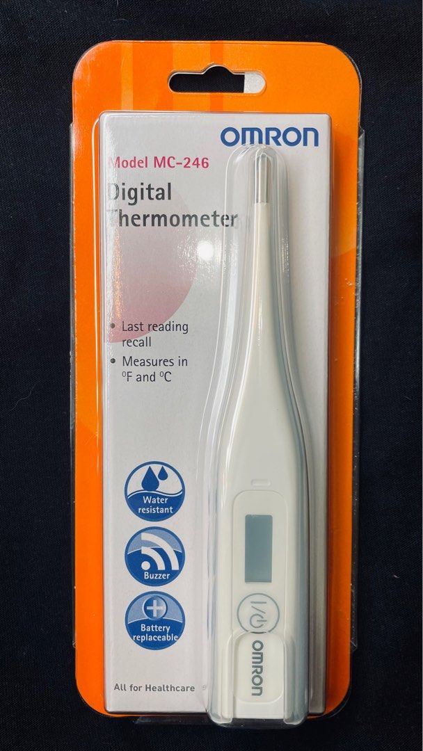 BRAND NEW! OMRON Digital Thermometer with Buzzer MODEL MC-246, Health ...