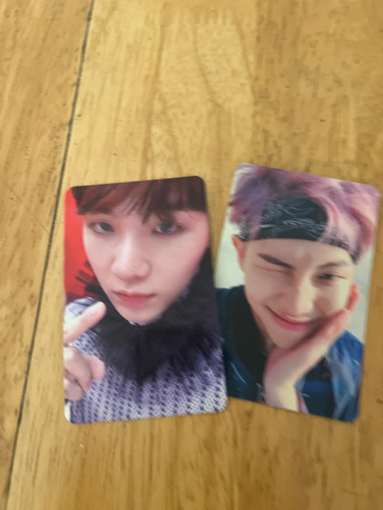 BTS Suga and RM photocards, Hobbies & Toys, Memorabilia & Collectibles ...