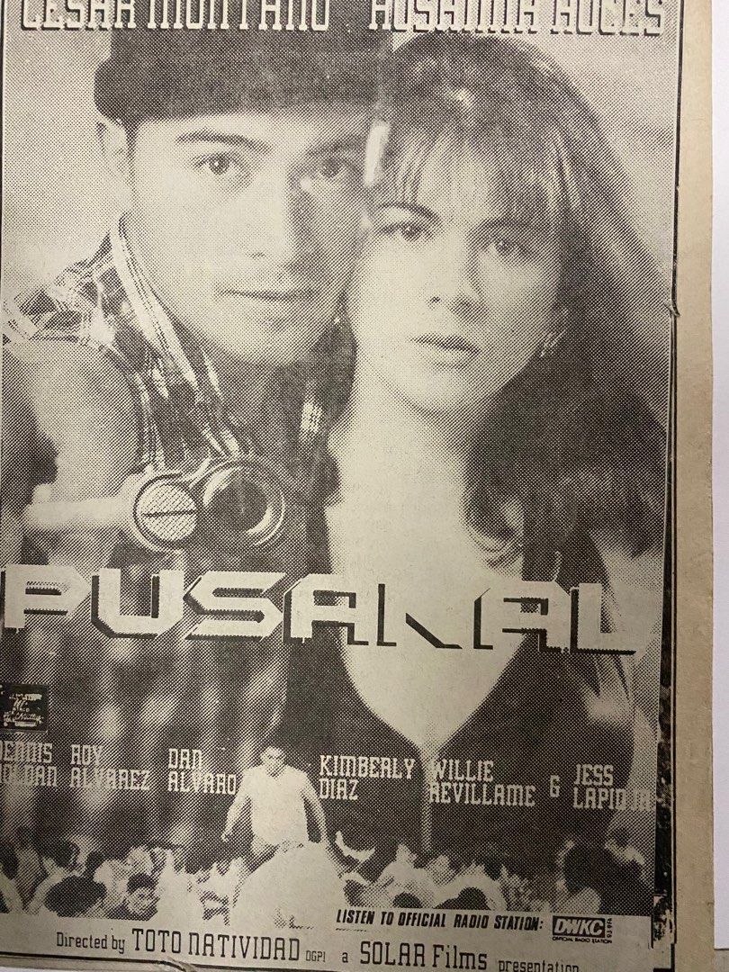Cesar Montano Rosanna Roces PUSANAL - Willie Revillame - Old Newspaper ...