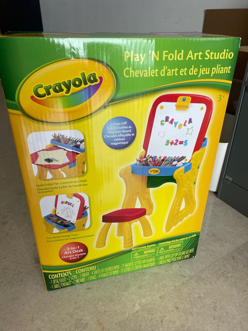 Children drawing table (Brand: Crayola), Babies & Kids, Baby Nursery ...