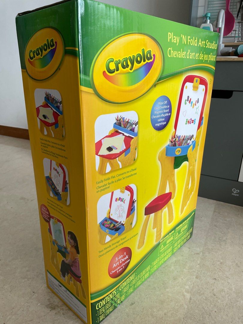 Children drawing table (Brand: Crayola), Babies & Kids, Baby Nursery ...