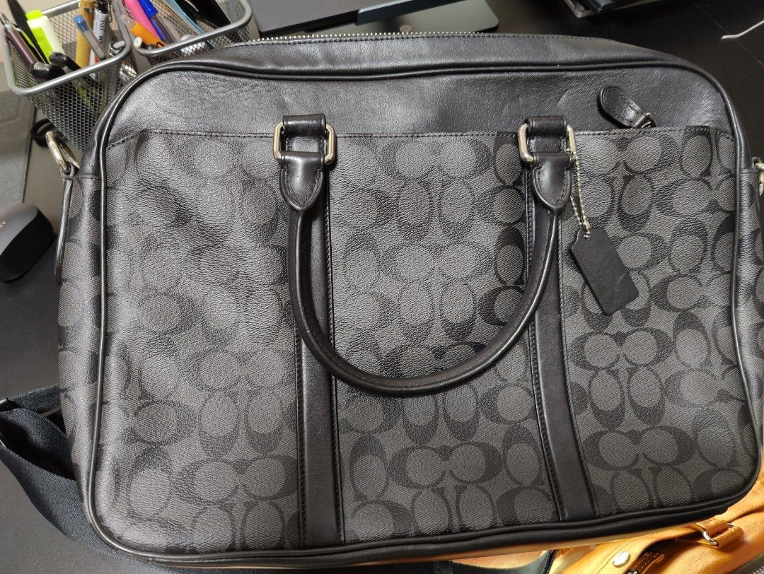 Coach briefcase for men, Men's Fashion, Bags, Briefcases on Carousell
