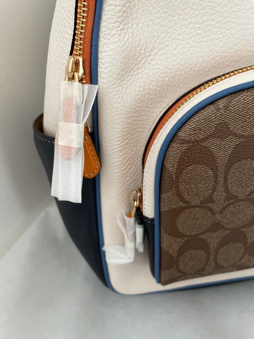 Coach Women Signature Court Backpack, Women's Fashion, Bags & Wallets ...