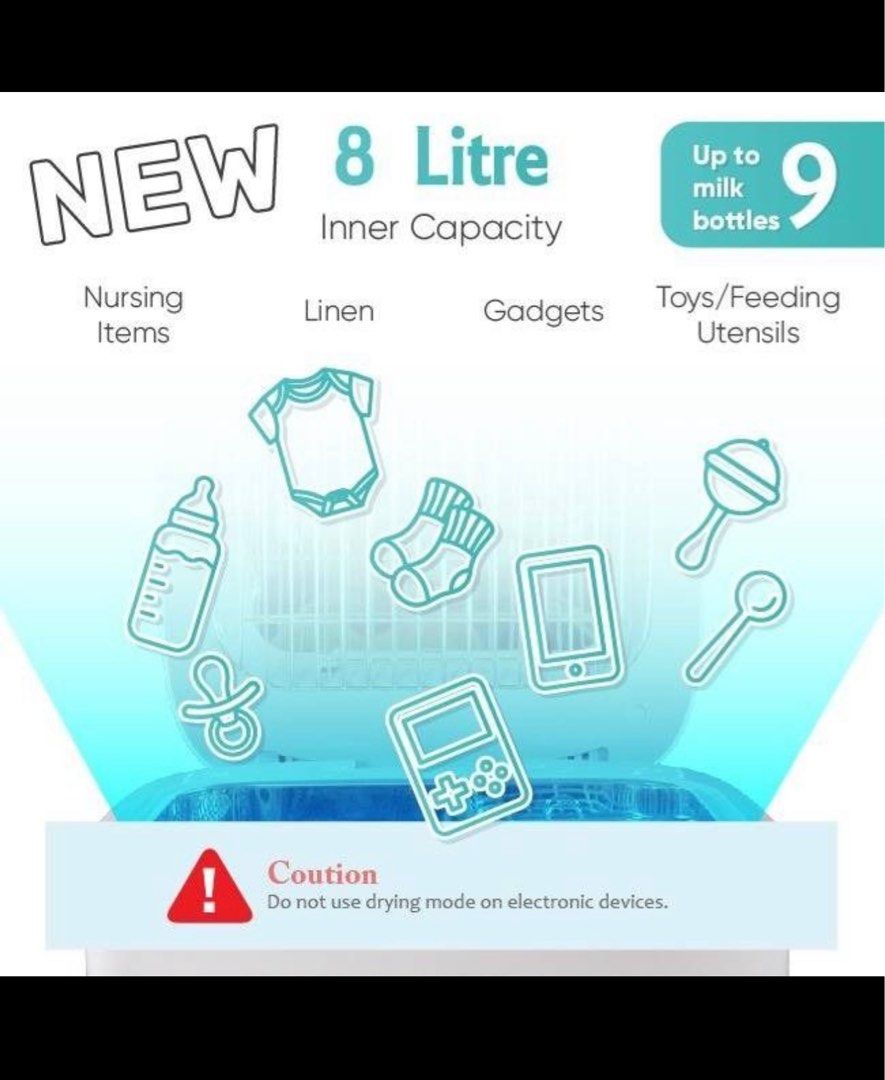 Coby UV Mini V2 Waterless Germs Sterilizer, Babies & Kids, Nursing & Feeding, Breastfeeding ...