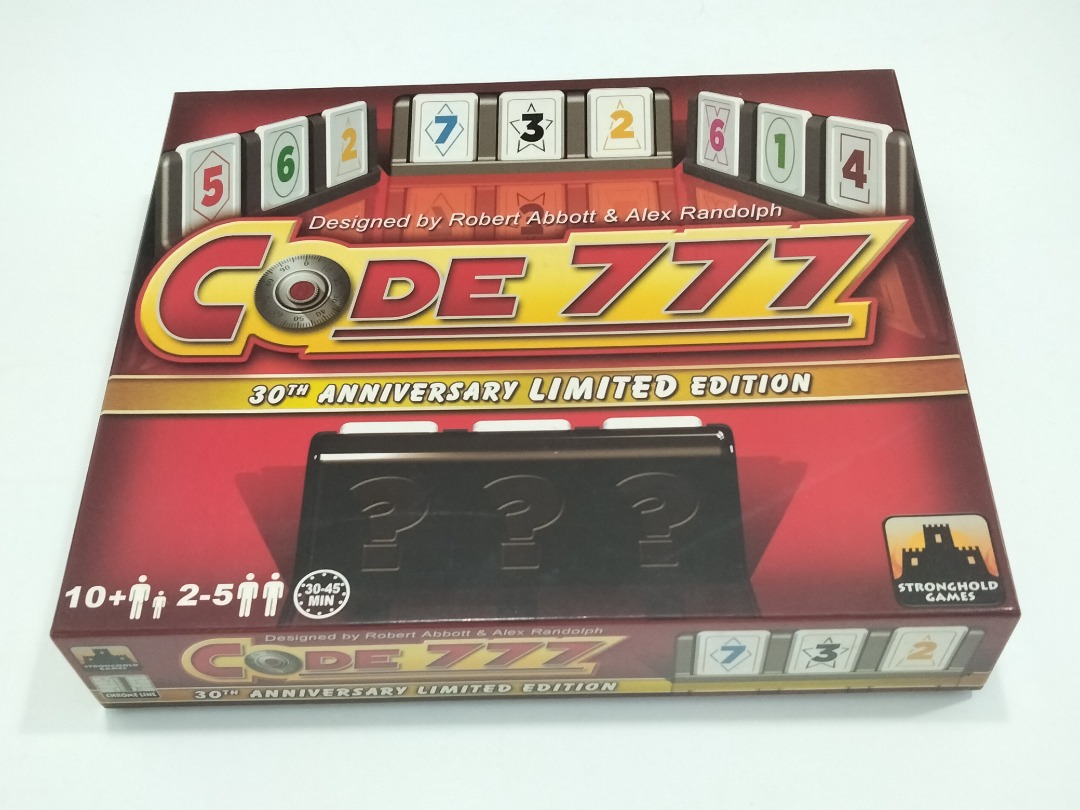 Code 777: 30th Anniversary Limited Edition, Hobbies & Toys, Toys ...