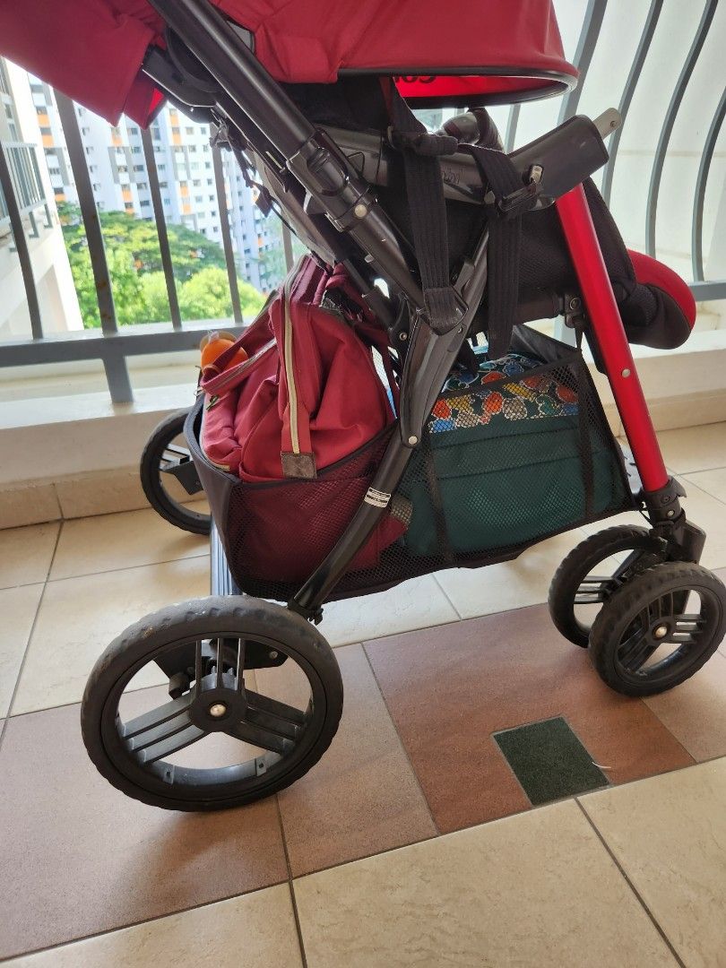 Combi stroller big wheels, Babies & Kids, Going Out, Strollers on Carousell