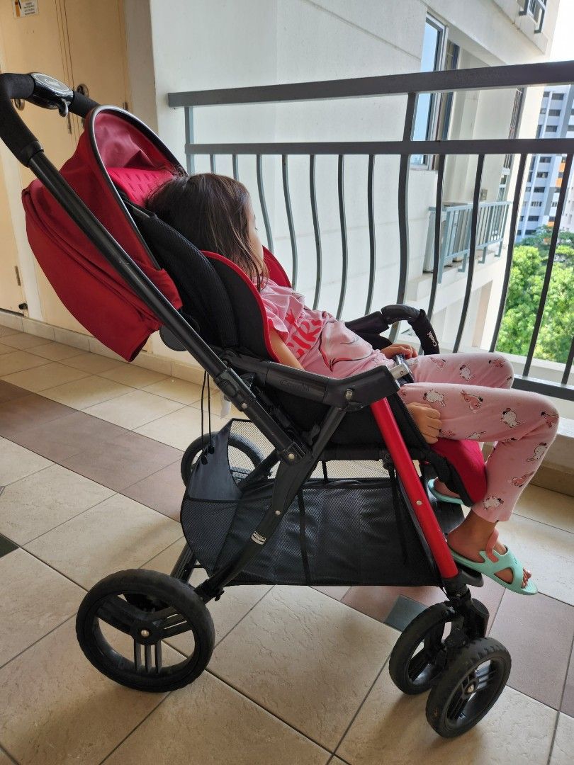 Combi stroller big wheels, Babies & Kids, Going Out, Strollers on Carousell