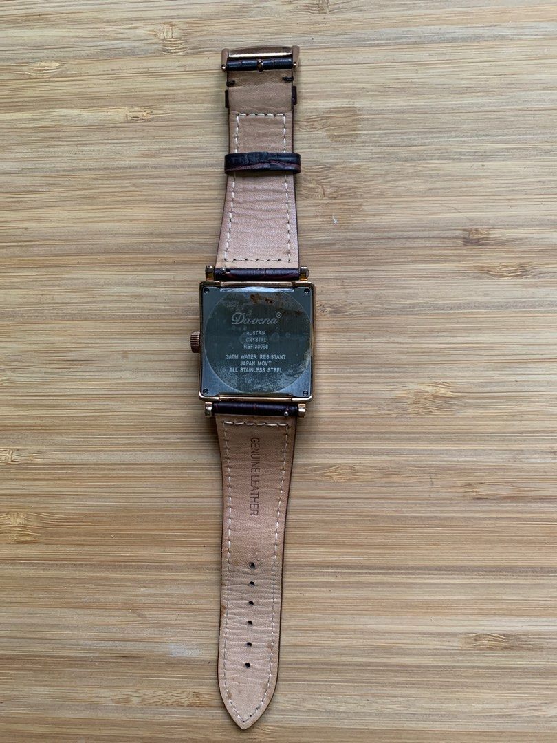 Daverna Japan movement watch, Women's Fashion, Watches & Accessories ...