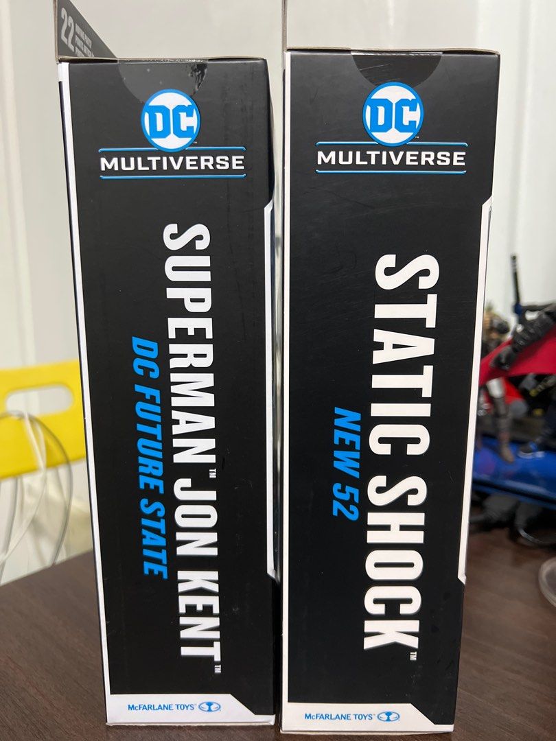 DC McFarlane Static shock & Superman jon kent, Hobbies & Toys, Toys ...