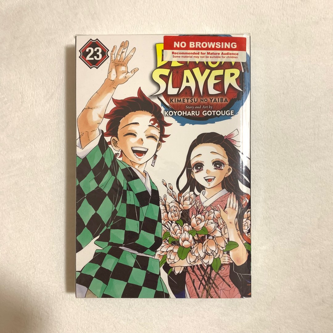 Demon Slayer Manga Volume 23 ENGLISH, Hobbies & Toys, Books & Magazines ...