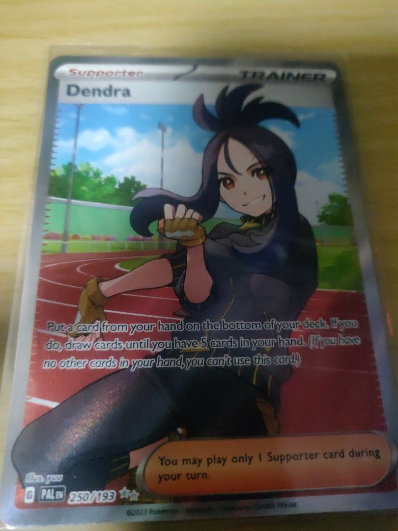Dendra Waifu Card from Paldea Evolved Pokemon TCG #250/193, Hobbies ...