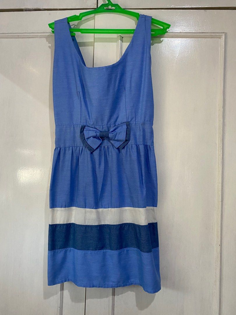 Denim Sleeve less Dress, Women's Fashion, Dresses & Sets, Dresses on ...